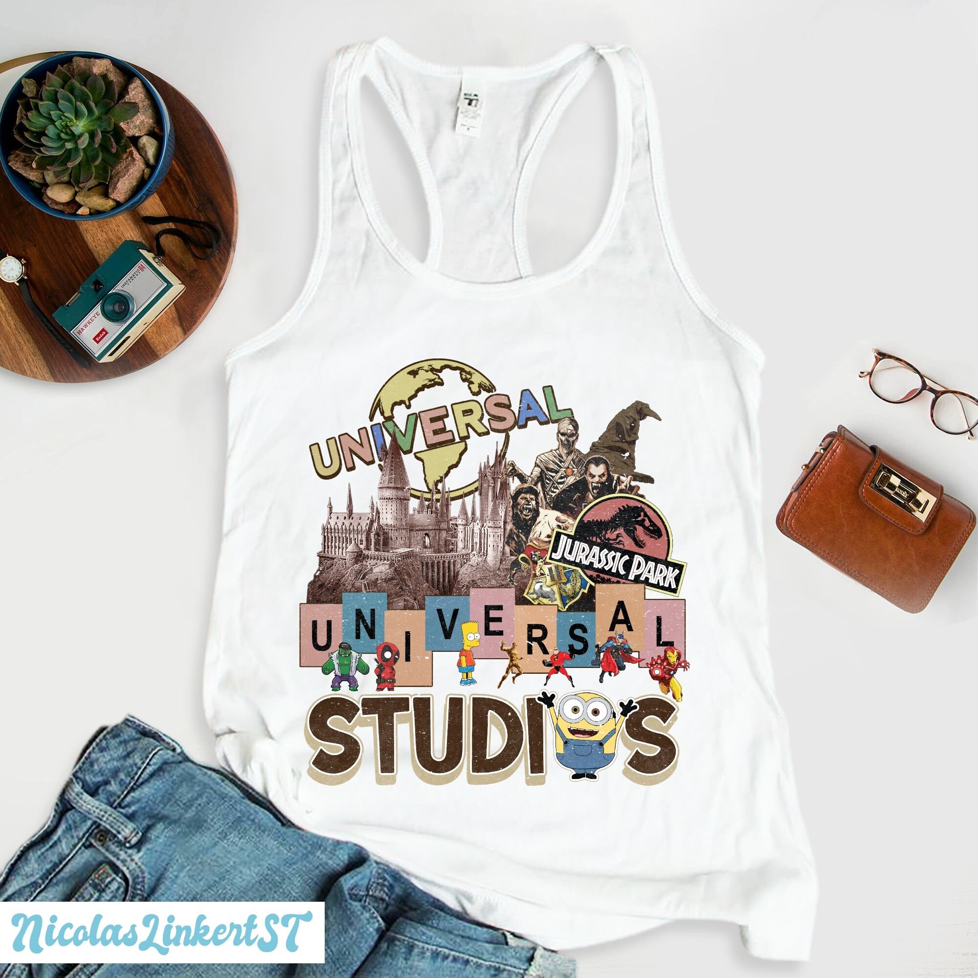 Retro Universal Studios tanks, Universal Studios Family tank | Inspire ...