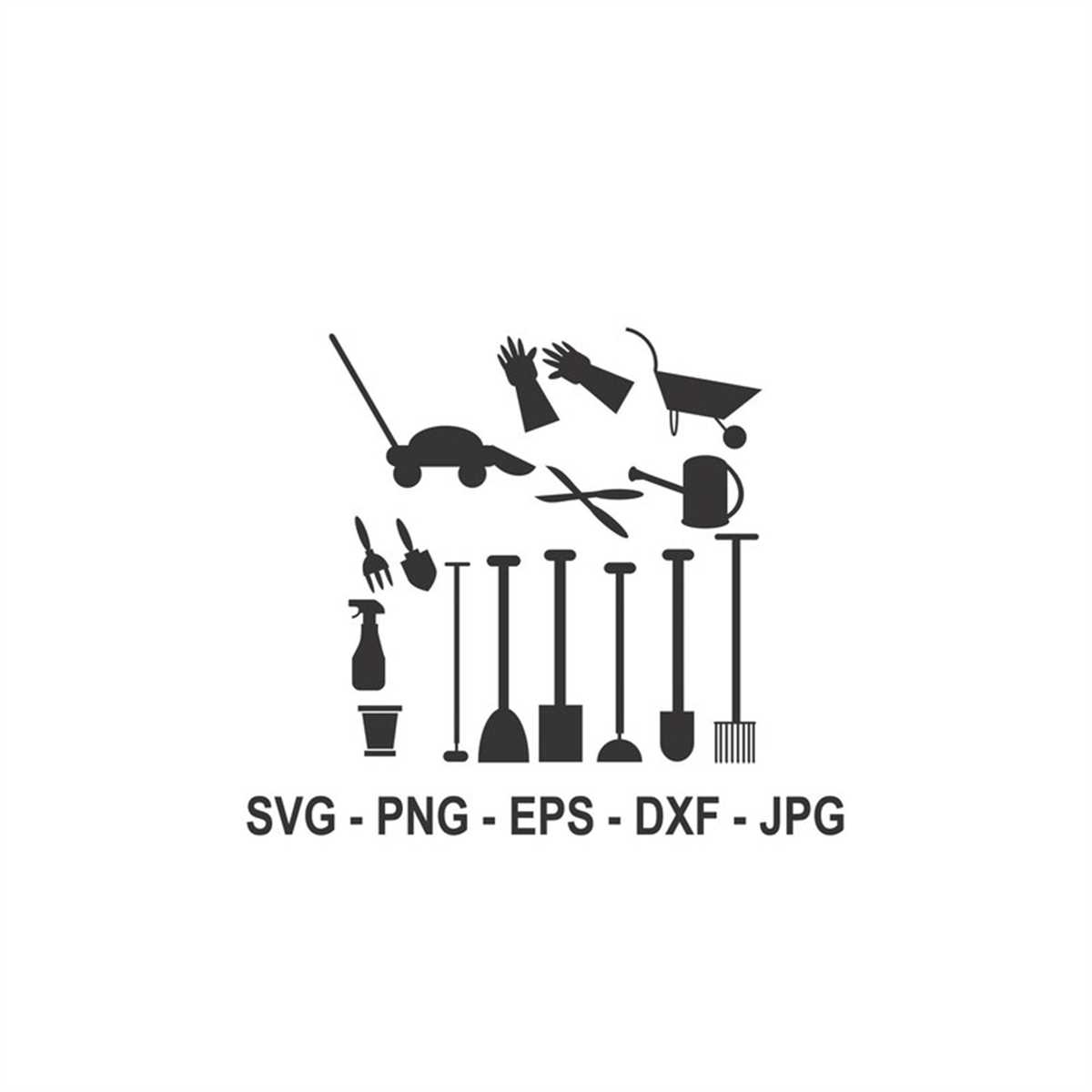 Garden Tools svg,Tools bundle svg,Instant Download,SVG, PNG, - Inspire ...