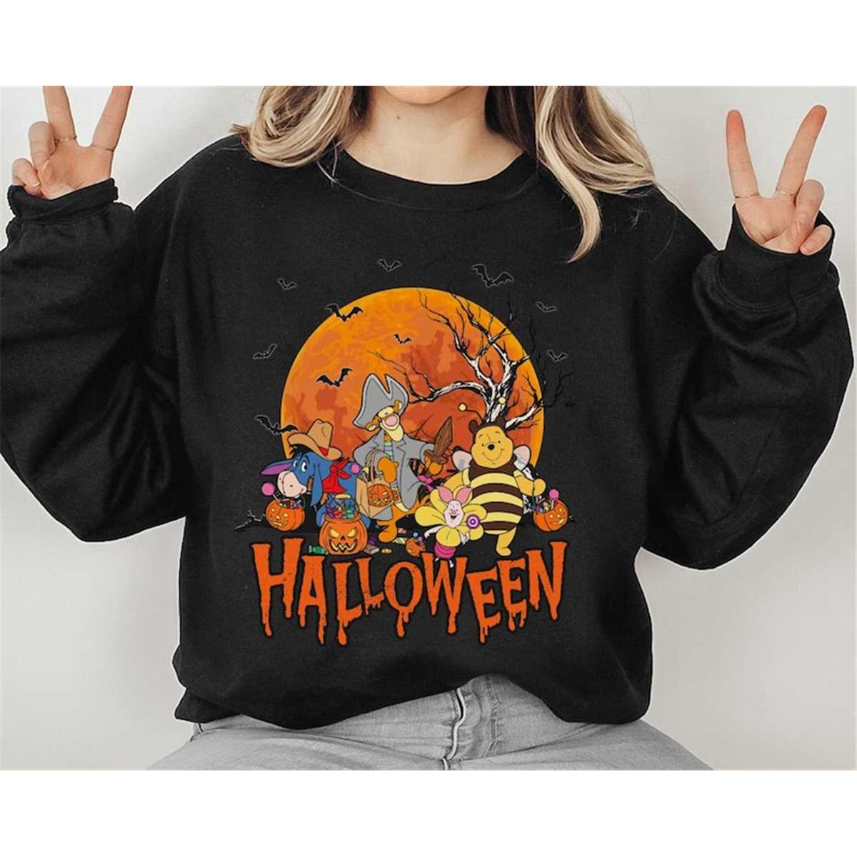 Winnie Pooh Friends Piglet Eeyore Tigger Halloween Spooky Se | Inspire ...