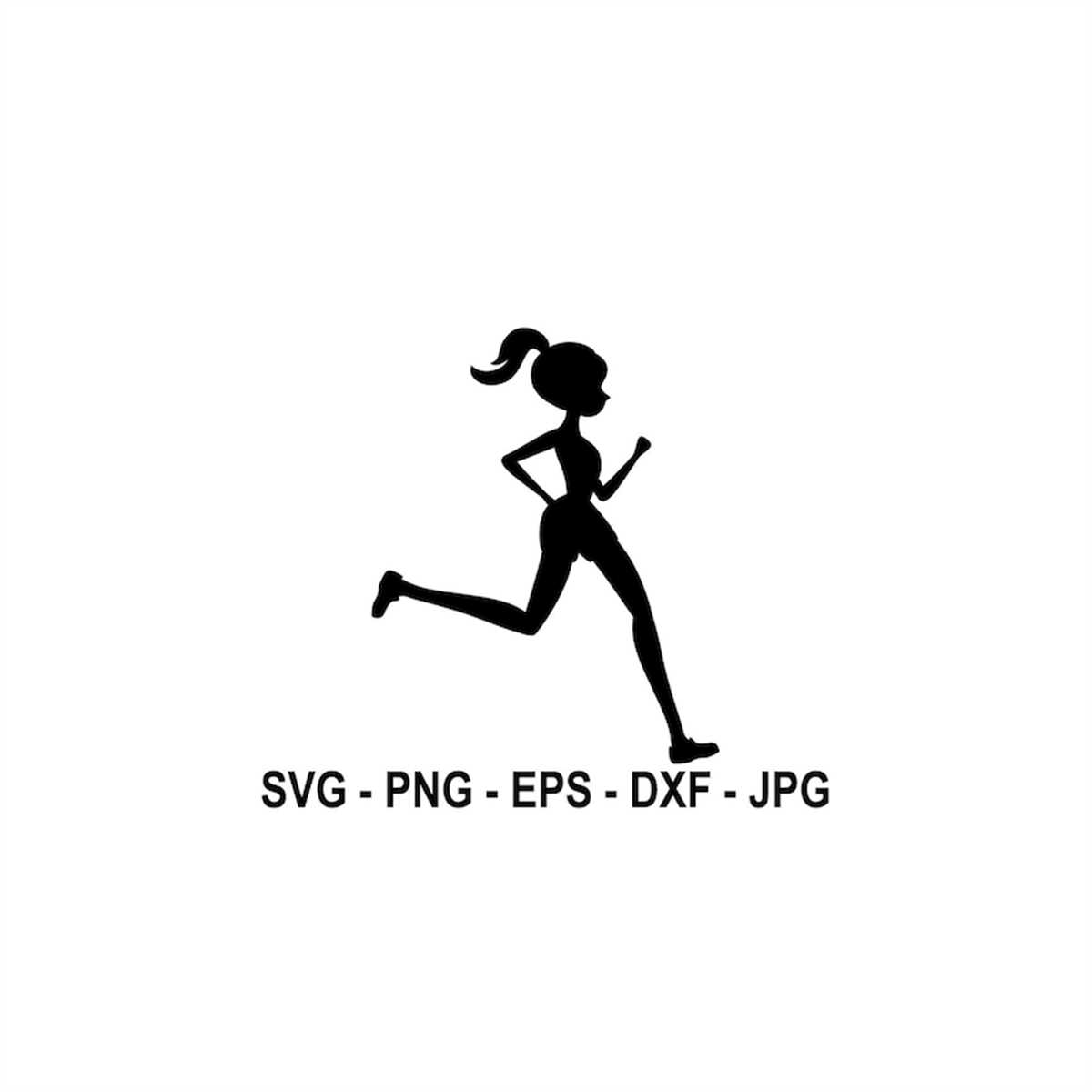 Running girl svg,Runner svg,Instant Download,SVG, PNG, EPS, | Inspire ...