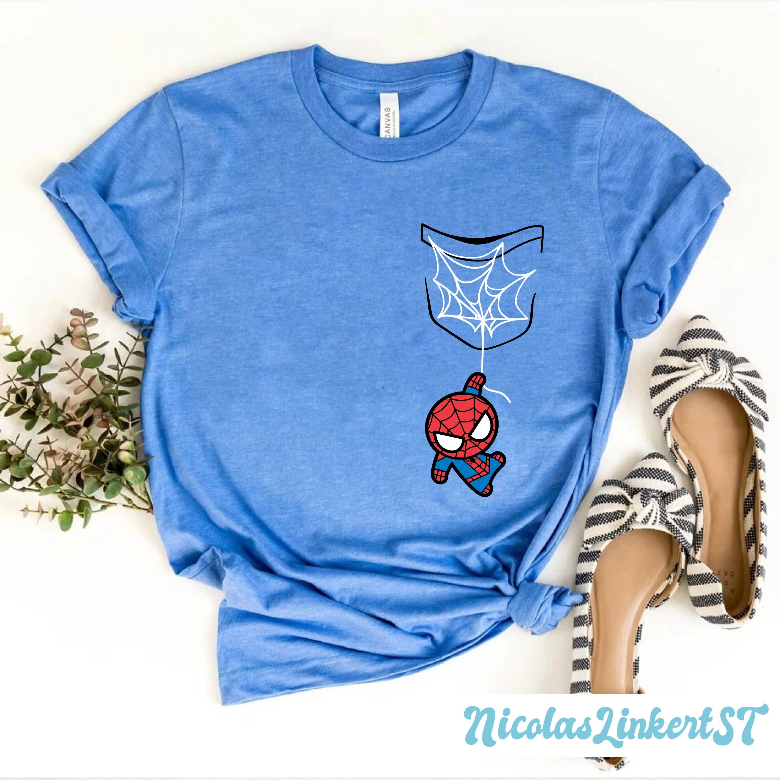 Spider-Man Pocket Shirt, Peter Parker Shirt, No Way Home, Pa - Inspire ...