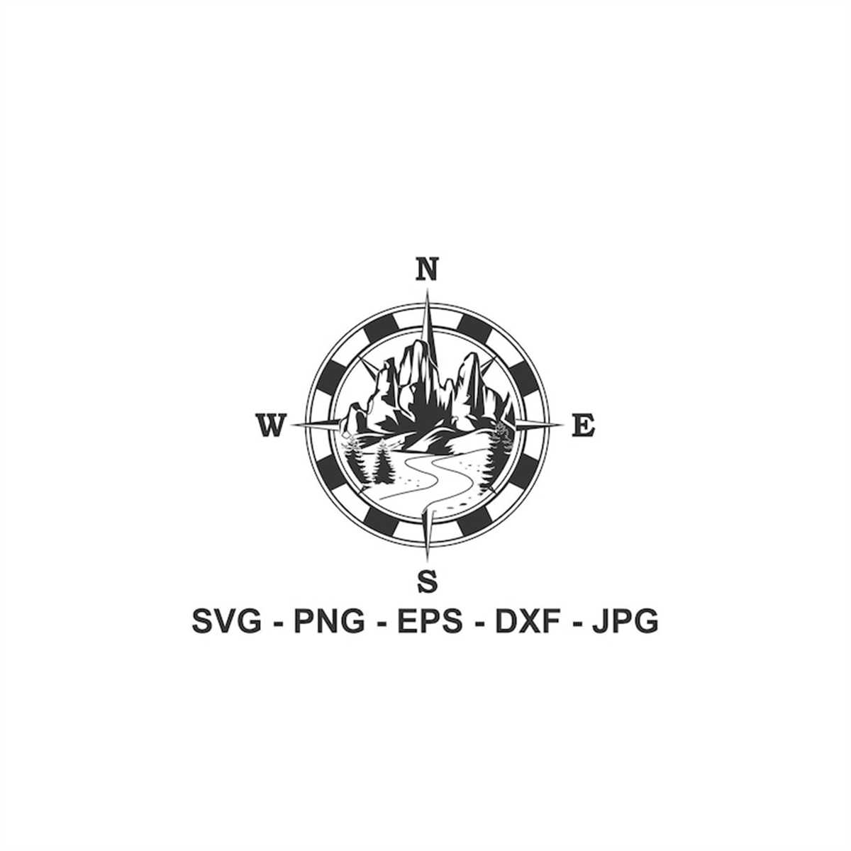 Camper svg,Compass svg,Explore Mountain svg,silhouette,Insta - Inspire ...