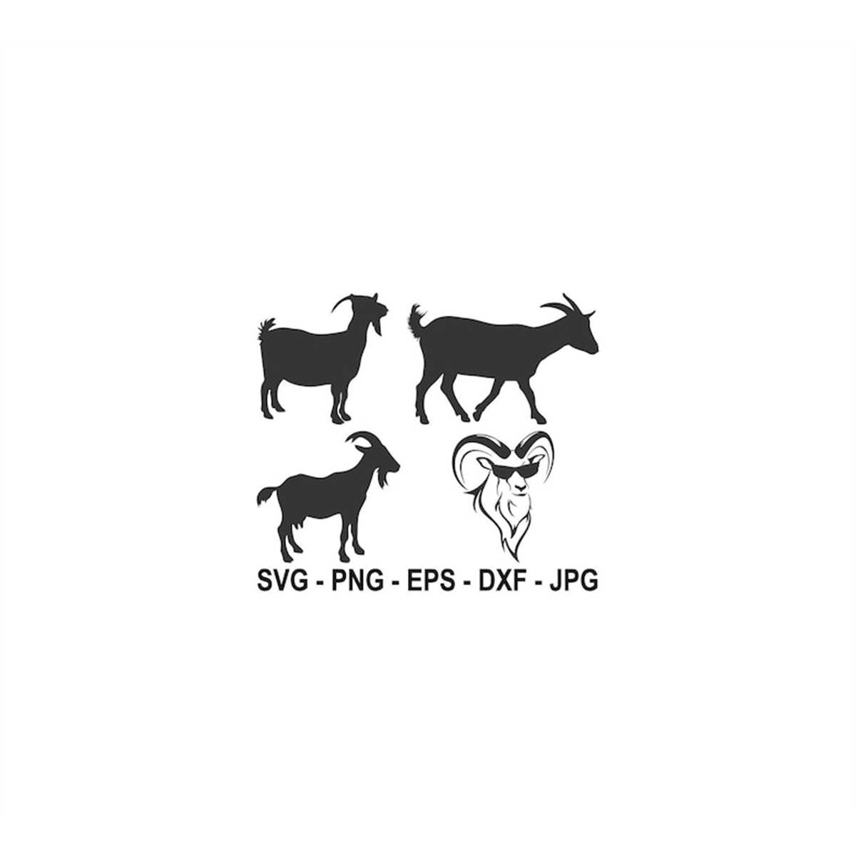 Goat svg,Goats bundle,Instant Download,SVG, PNG, EPS, dxf, j | Inspire ...