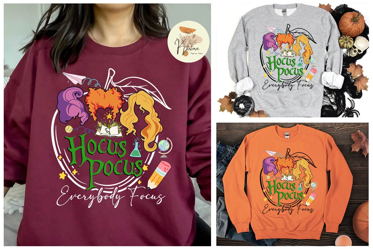 Disney Hocus Pocus Teacher Shirt, Everybody Focus Shirt, Dis - Inspire ...