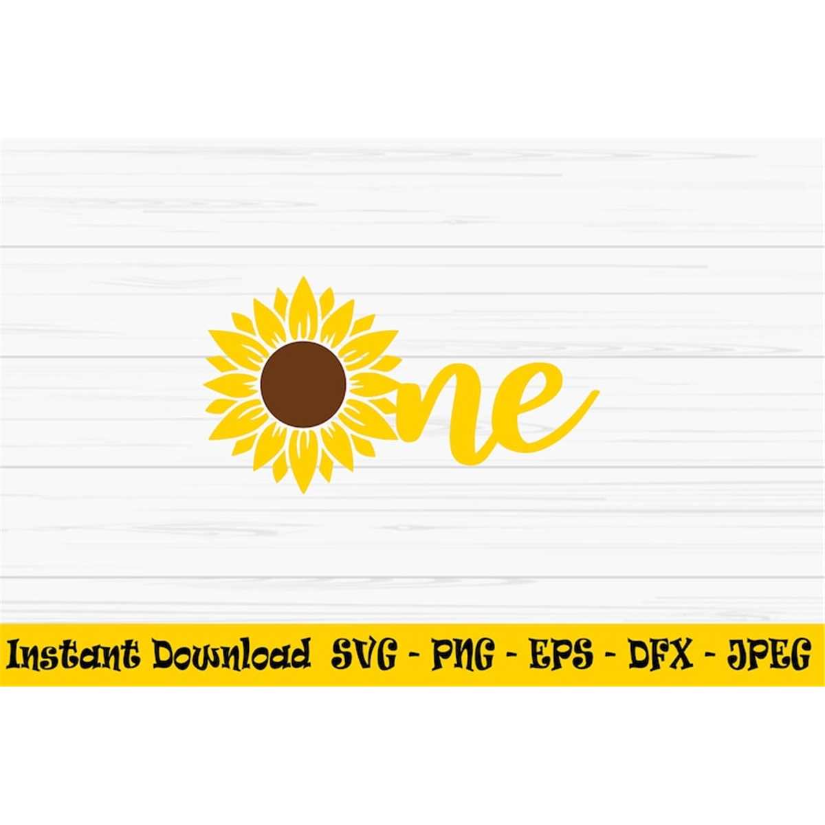 one svg, summer svg, sunflower svg, first birthday svg, baby - Inspire ...