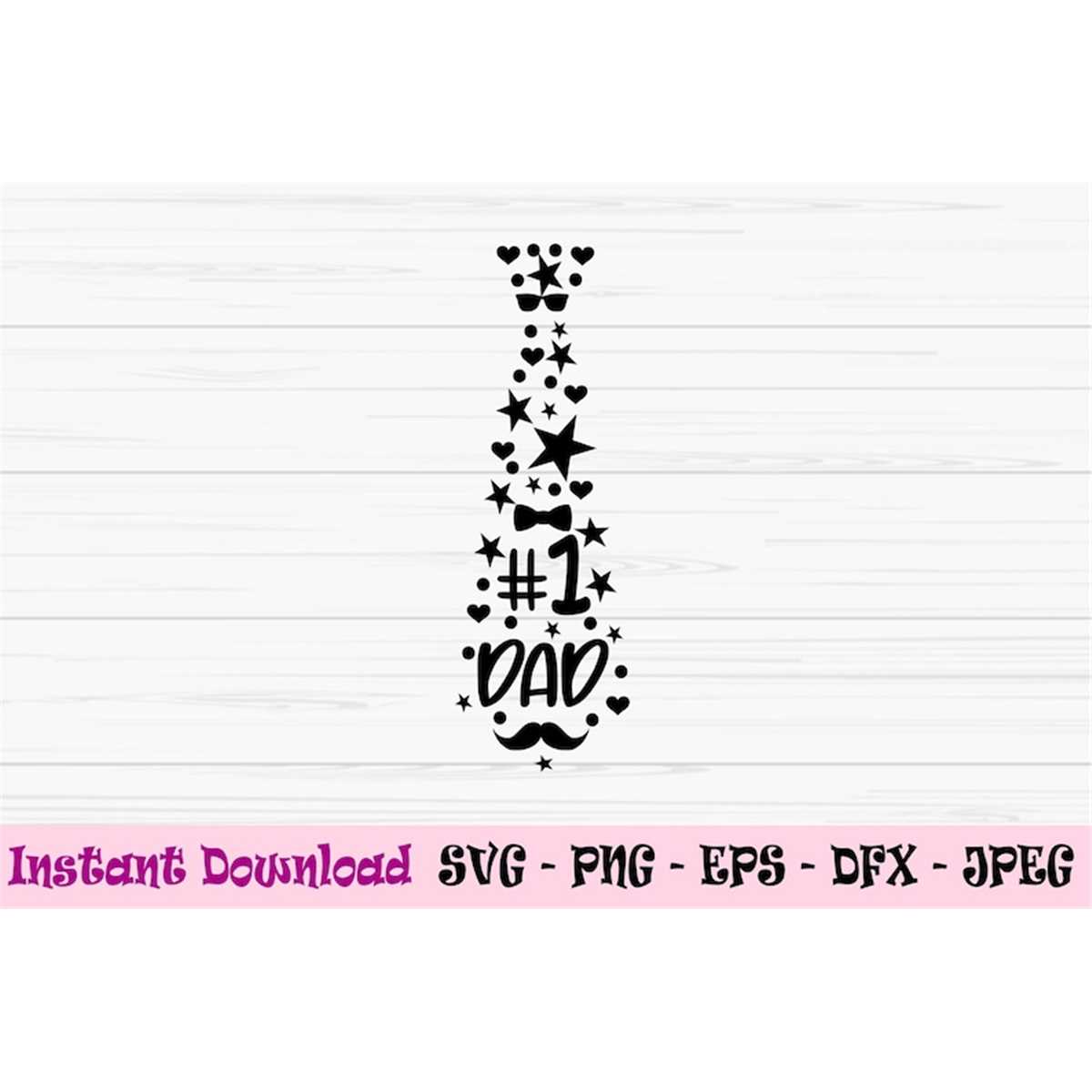 Number 1 dad svg, fathers day svg, dad svg, love dad svg, Dx | Inspire ...
