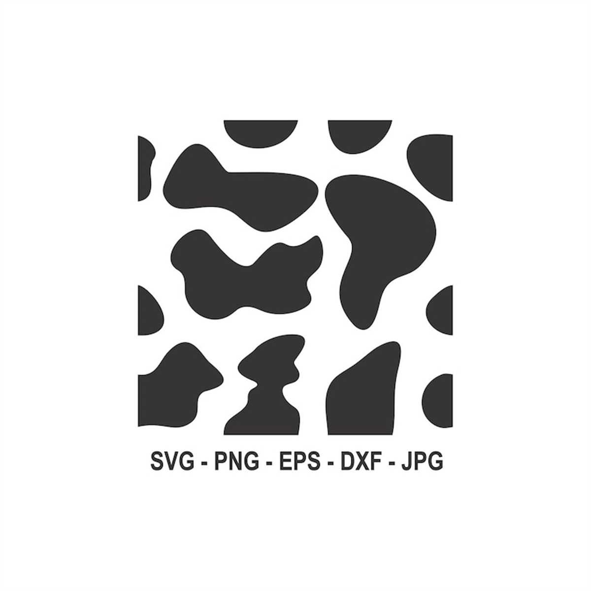 Cow Print svg,Cow Spots svg,Animal Print svg,Instant Downloa | Inspire ...