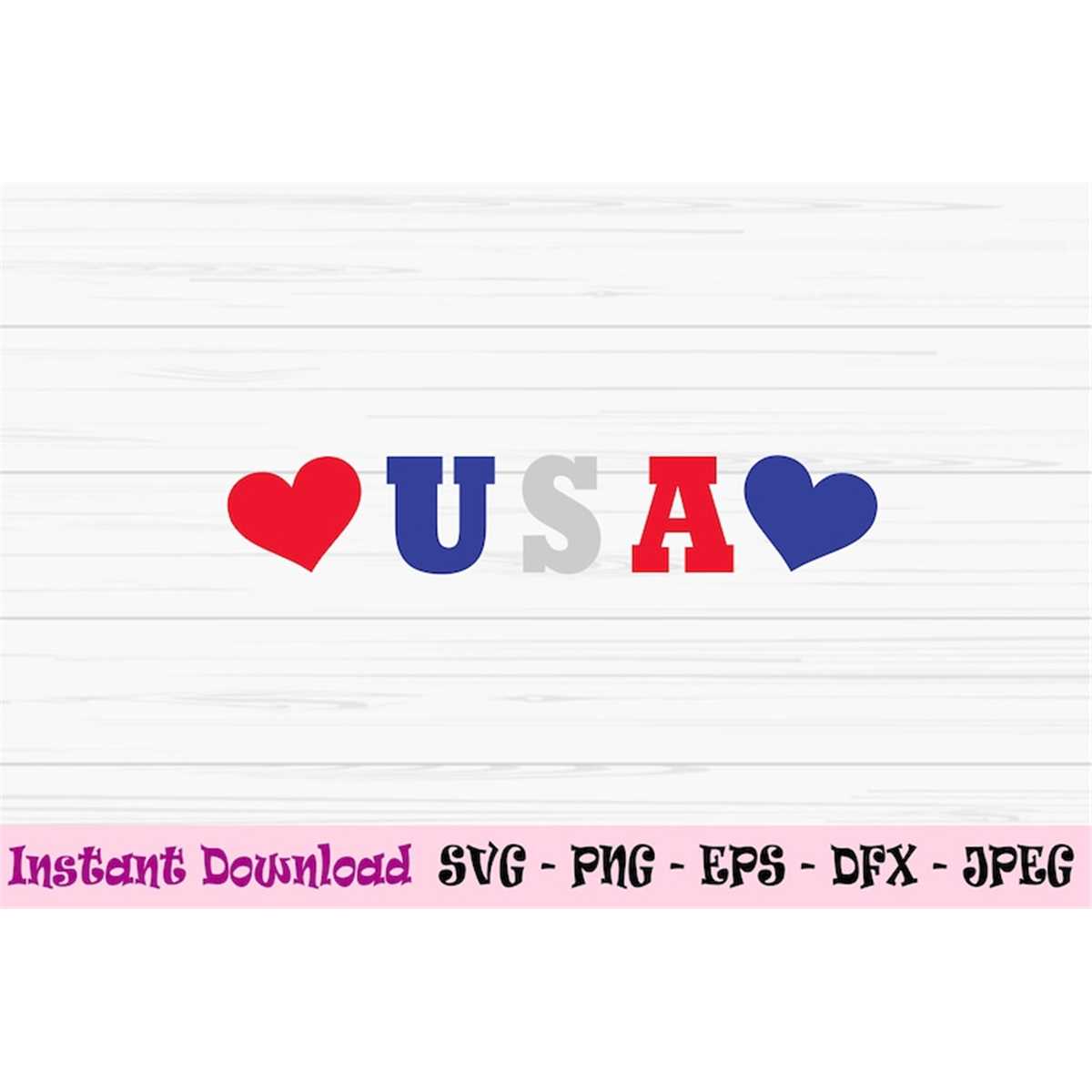 usa svg, 4th of july svg, american sign svg, love usa svg, D | Inspire ...