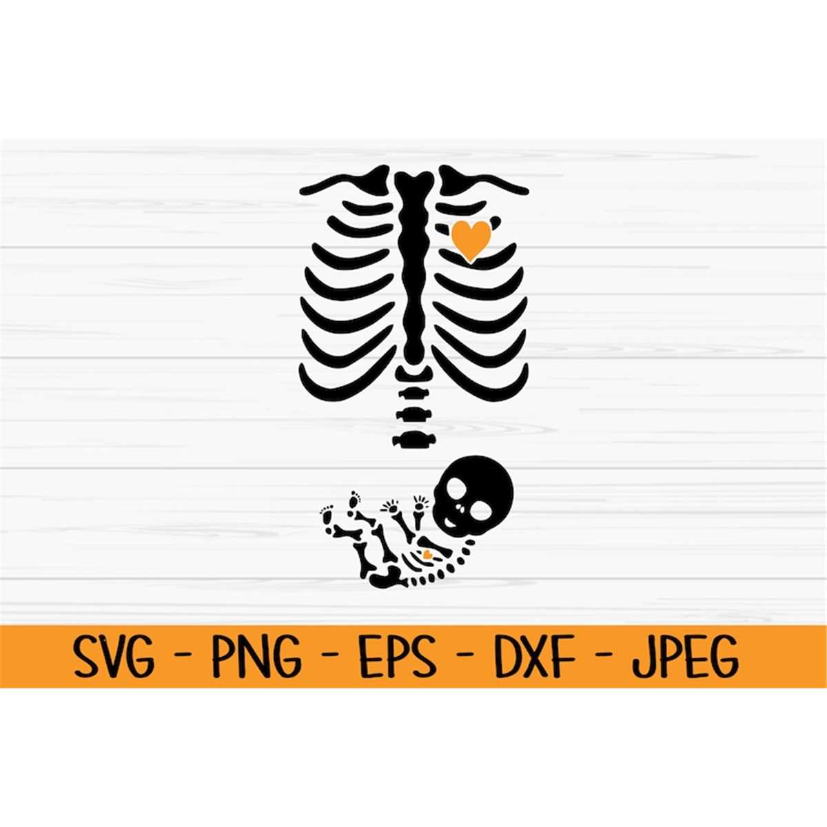 baby skeleton svg, halloween svg, pregnancy announcement svg | Inspire ...