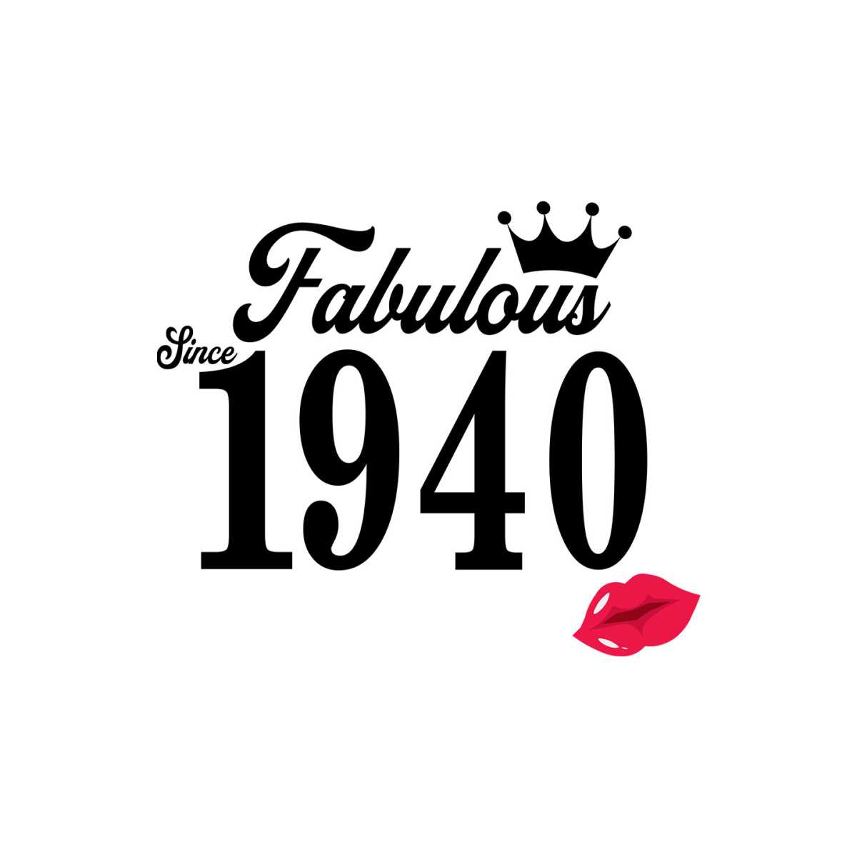 Fabulous since 1940 Svg, Birthday Svg, Happy Birthday Svg | Inspire Uplift