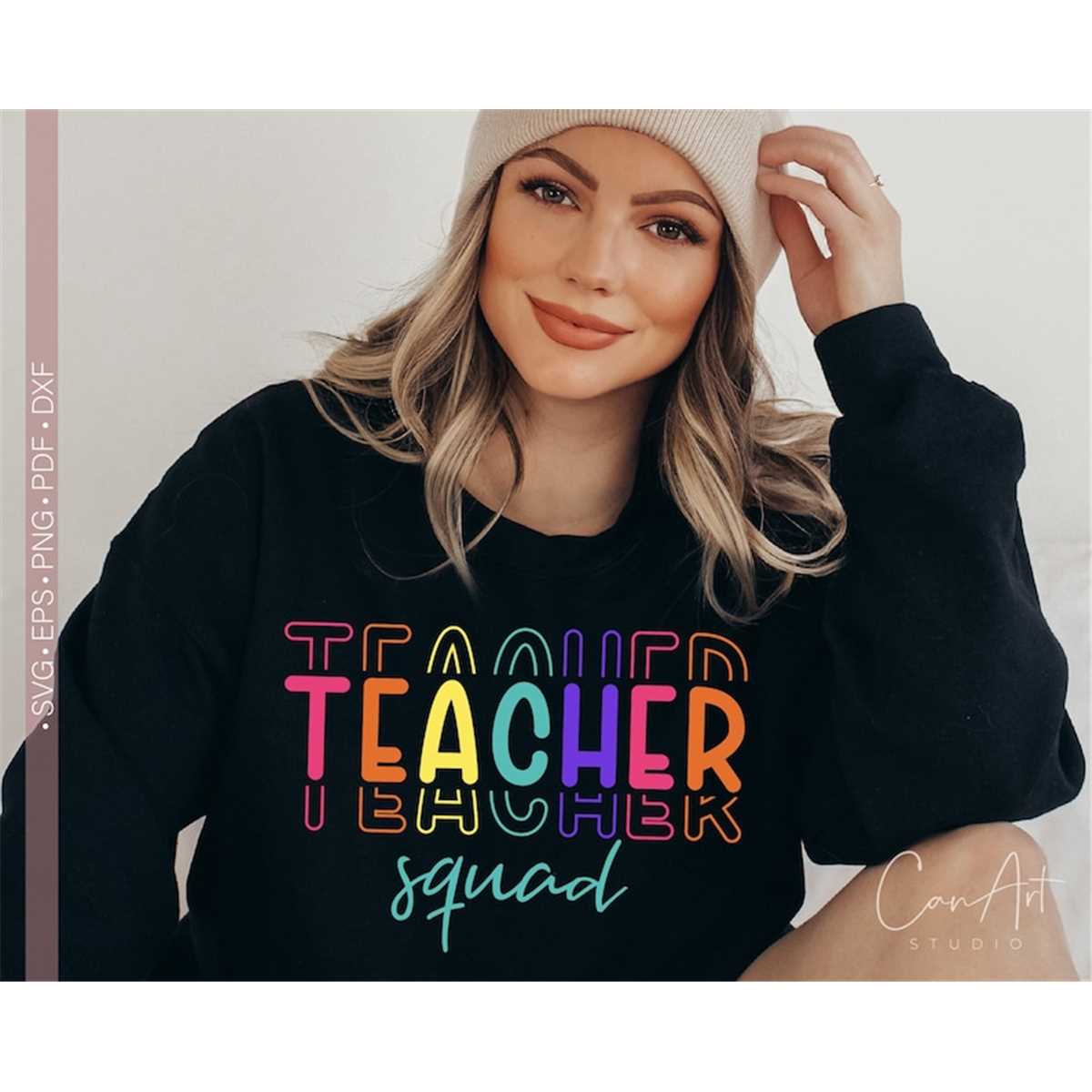 Teacher Squad Svg, Teacher Svg For Shirt Design, Back to Sch | Inspire ...