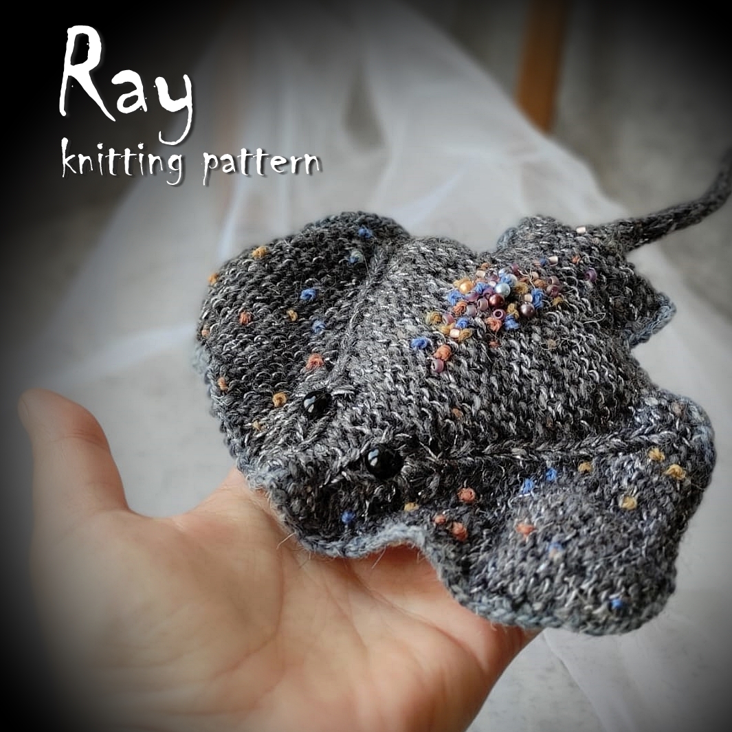 Ray knitting pattern, amigurumi knitting toy, sea stingray, | Inspire Uplift