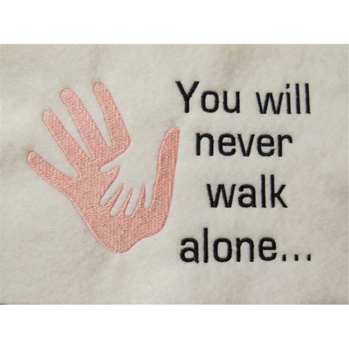 You Will Never Walk Alone Embroidery Design - 2 Designs - C | Inspire ...