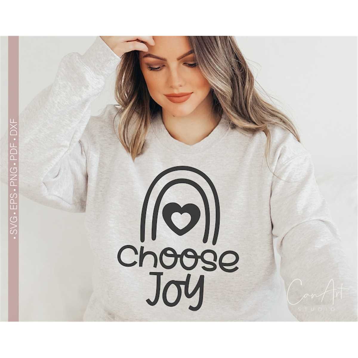 Choose Joy SVG, Christian SVG PNG T Shirt Design Cut File fo | Inspire ...