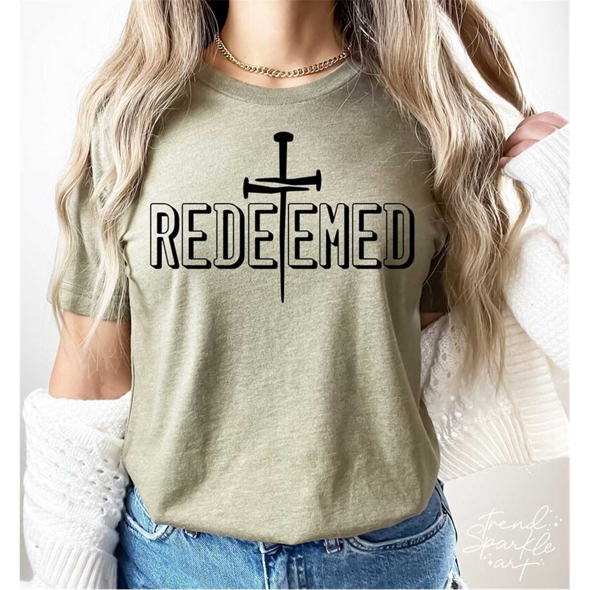 Redeemed SVG, PNG, Rescued Redeemed Restored Forgiven, Easte | Inspire ...