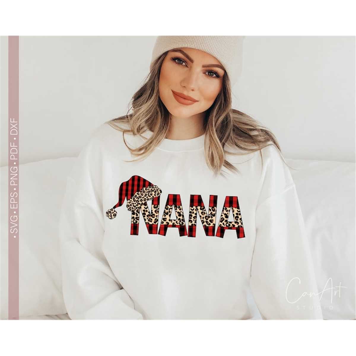 Nana Svg, Christmas Nana Svg, Nana Png Sublimation Design, C | Inspire Uplift