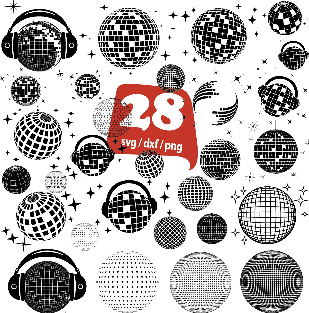 Disco Ball svg, Discoball svg, retro svg, groovy svg, disco - Inspire ...