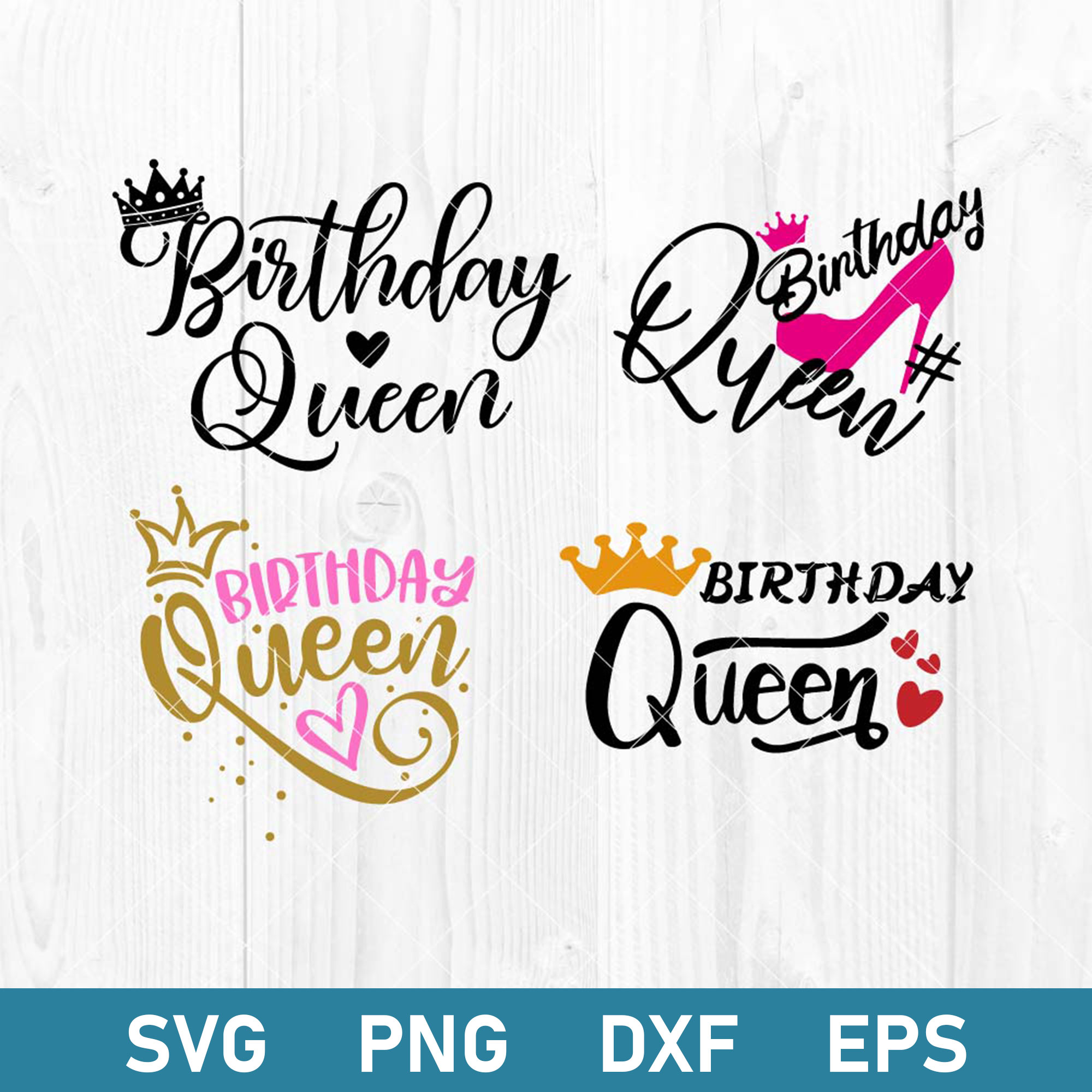 Birthday Queen Bundle Svg, Birthday Queen Svg, Birthday Quee - Inspire ...