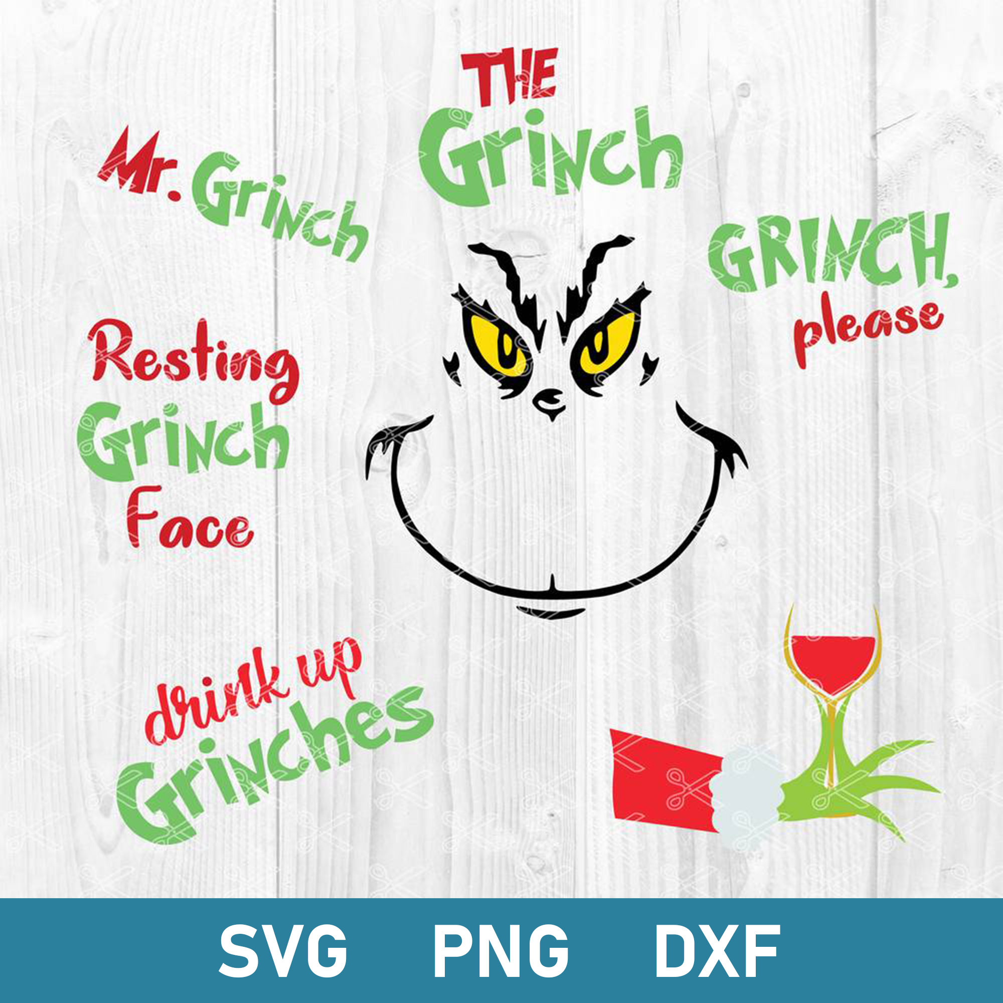 Bundle Grinch Svg, Grinch Christmas Svg, Grinch Svg, Christm | Inspire ...