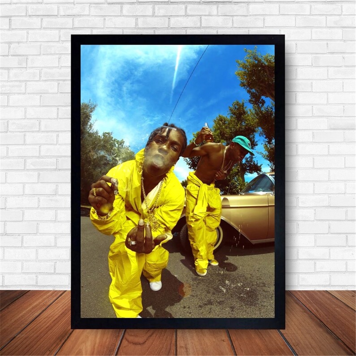 Asap Rocky And Tyler The Creator Music Poster Canvas Wall Ar | Inspire ...