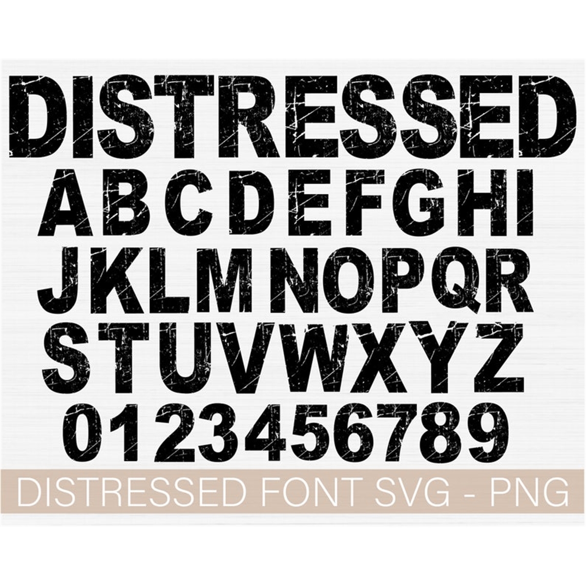 Distressed Font Svg, Grunge Font Svg, Distressed Alphabet Sv | Inspire ...