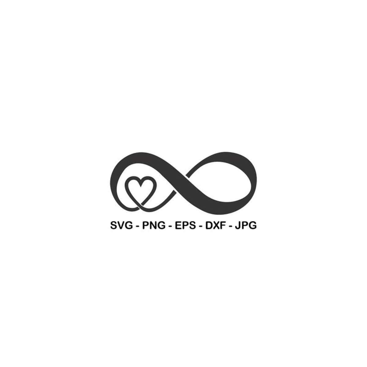 Infinity symbol svg,Infinity sign svg,Instant,Dark silhouett | Inspire ...