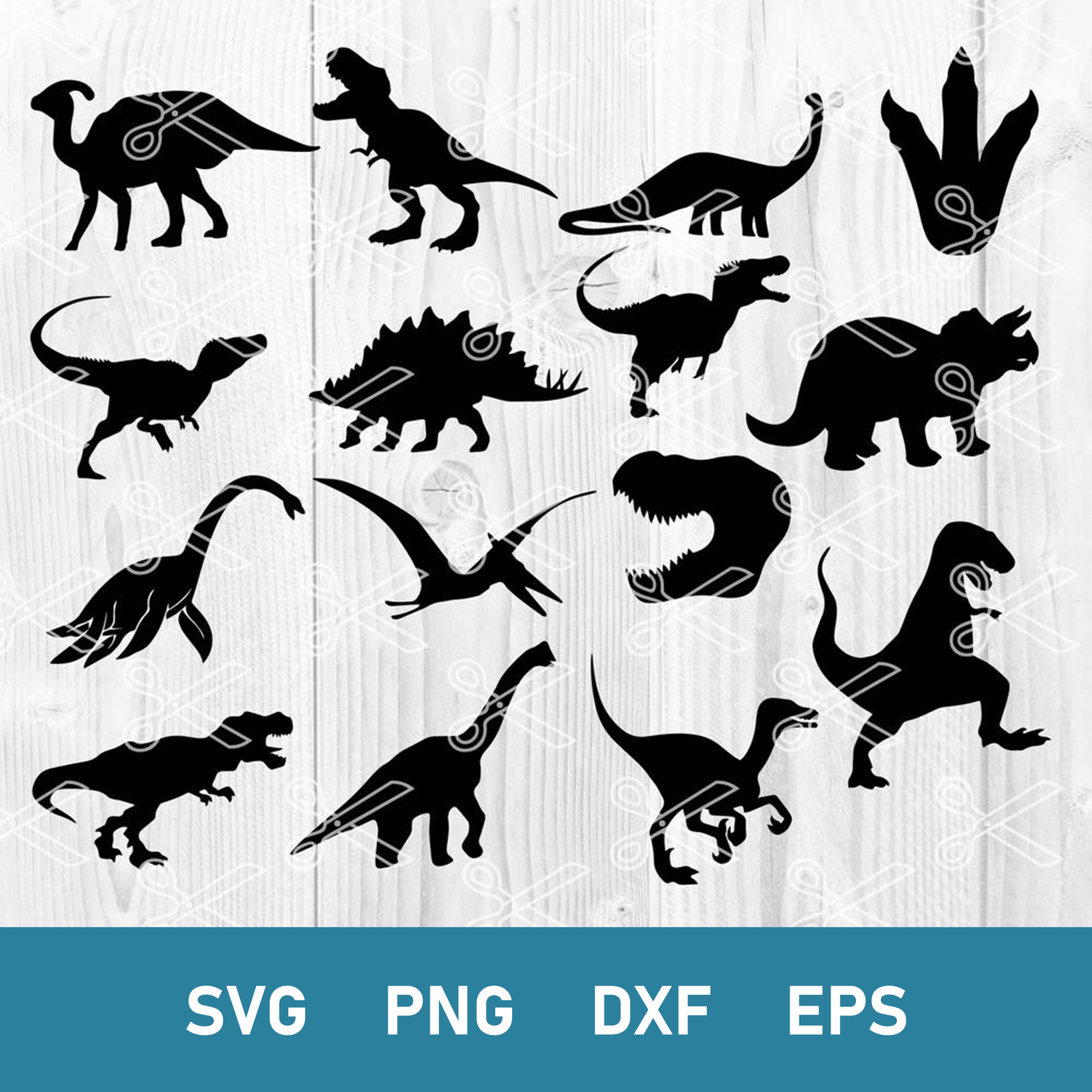 Dinosaur Bundle Svg, Dinosaur Svg, Dinosaur Silhouette Svg, | Inspire ...