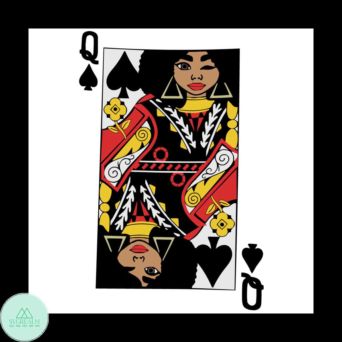 queen of spades svg - Inspire Uplift