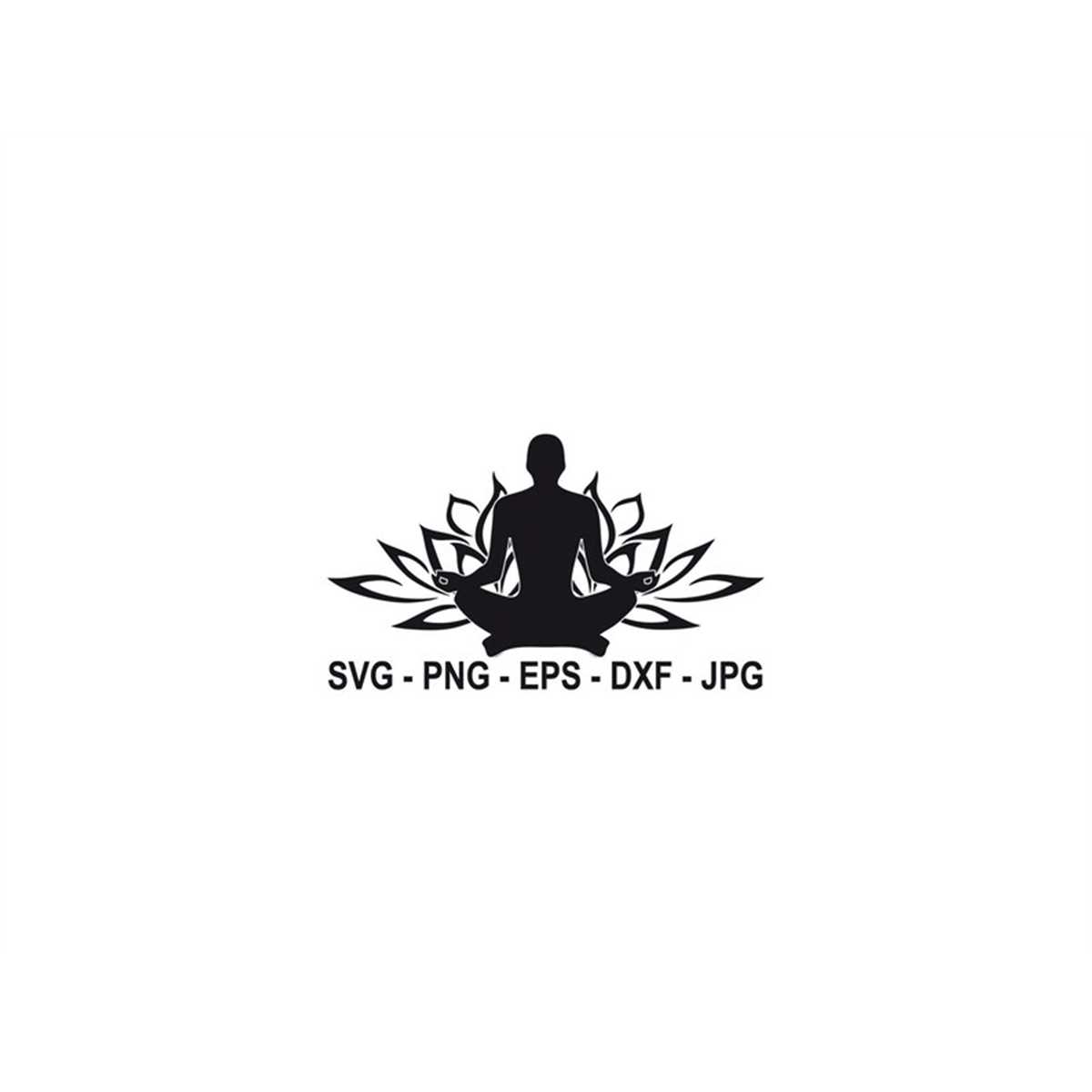 Yoga svg,Lotus svg,Mantra,Instant,Dark silhouette,Instant Do - Inspire ...