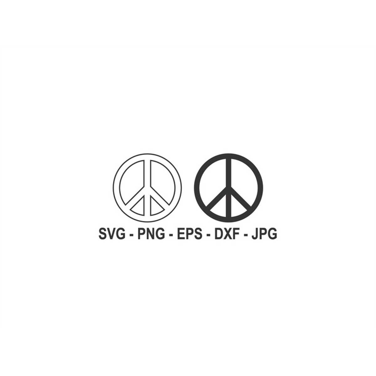 Peace Sign svg,Peace Symbol svg,Instant,Dark silhouette,Inst | Inspire ...