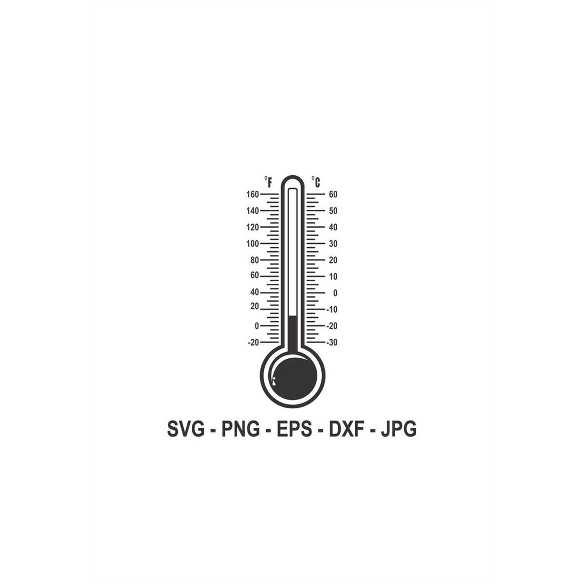 Thermometer svg,Heat svg,digital,Instant Download,SVG, PNG, | Inspire ...