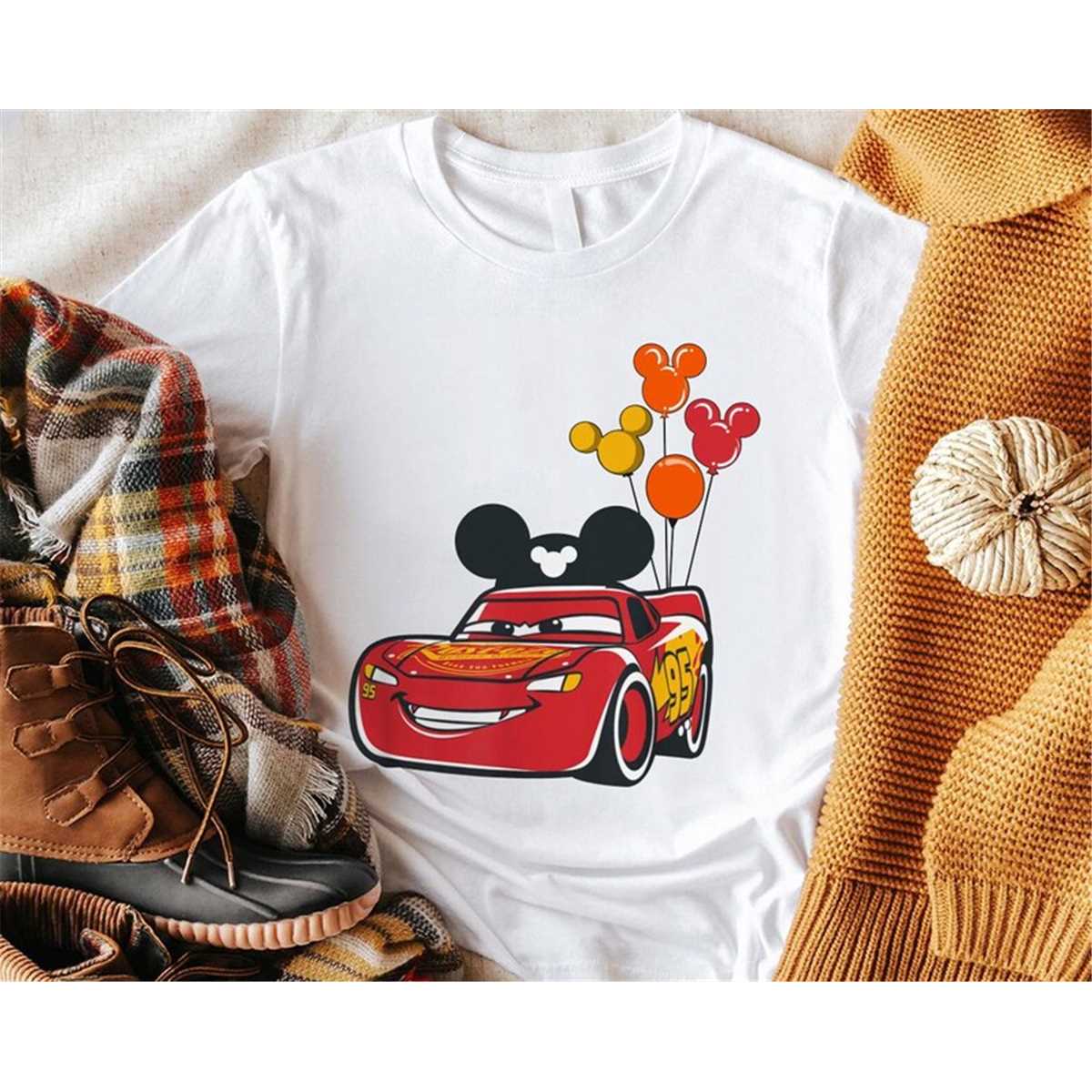 Lightning McQueen Car With Mickey Balloon Disney Pixars Cars | Inspire ...