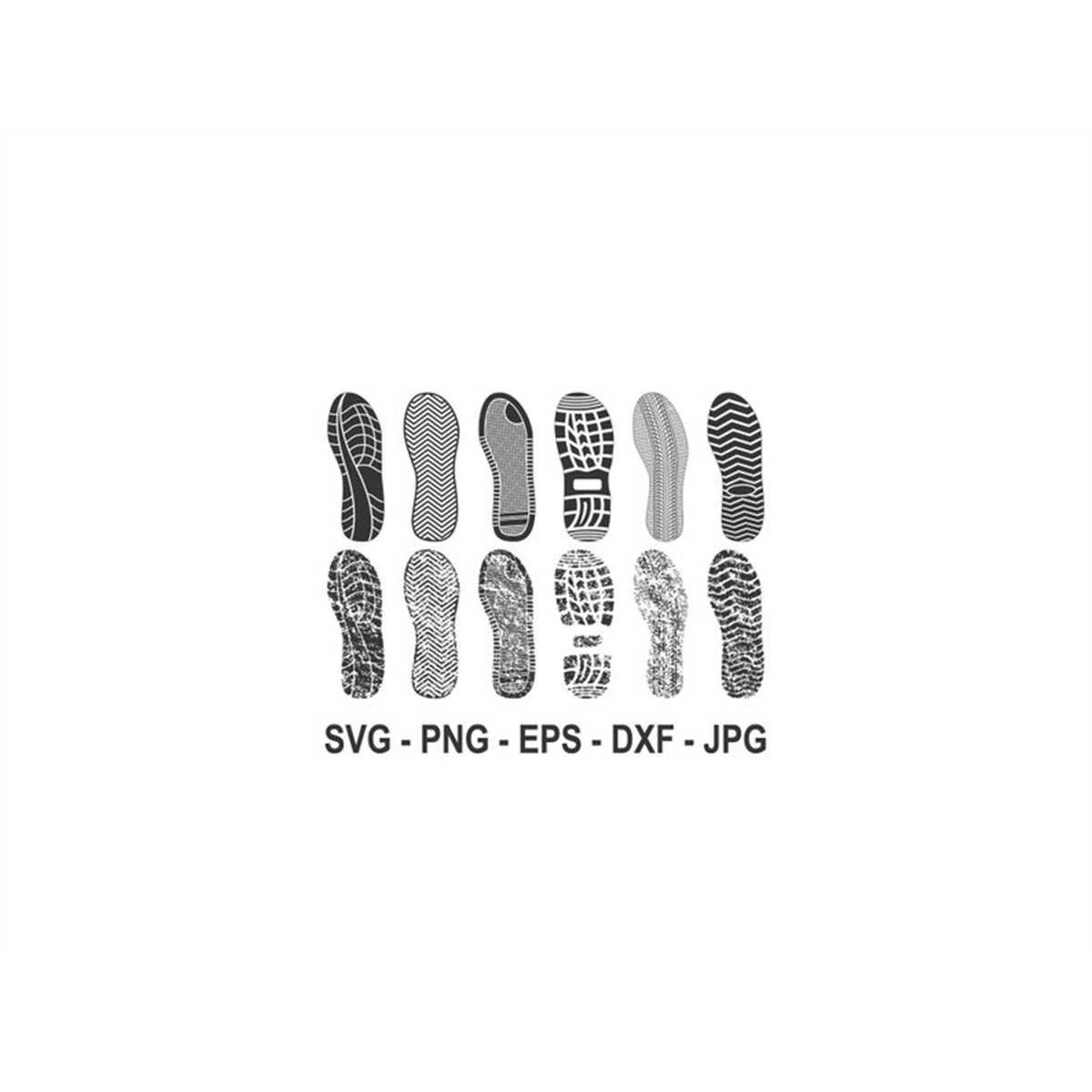 Shoe Print svg,Shoe Print Bundle svg,Various Shoe print svg, | Inspire ...