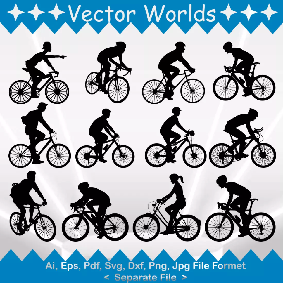 Cycling svg, Cycling's svg, Cycles, Cycle, SVG, ai, pdf, eps - Inspire ...