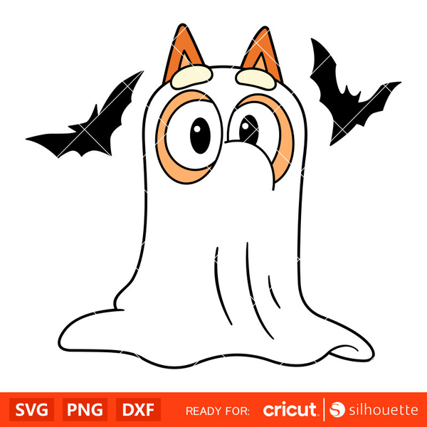 Halloween Bingo Svg, Ghost Svg, Halloween Svg, Bluey and Bin | Inspire ...