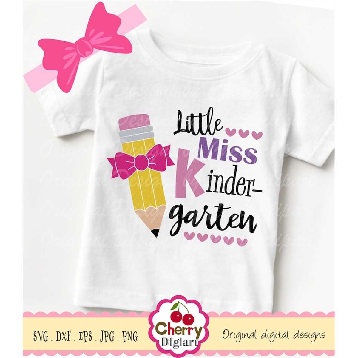 Back to School SVG , Little Miss Kindergarten svg, Pencil sv - Inspire ...