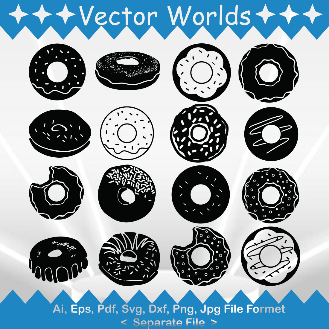Donut svg, Donuts svg, Cake, Food, SVG, ai, pdf, eps, svg, d | Inspire ...