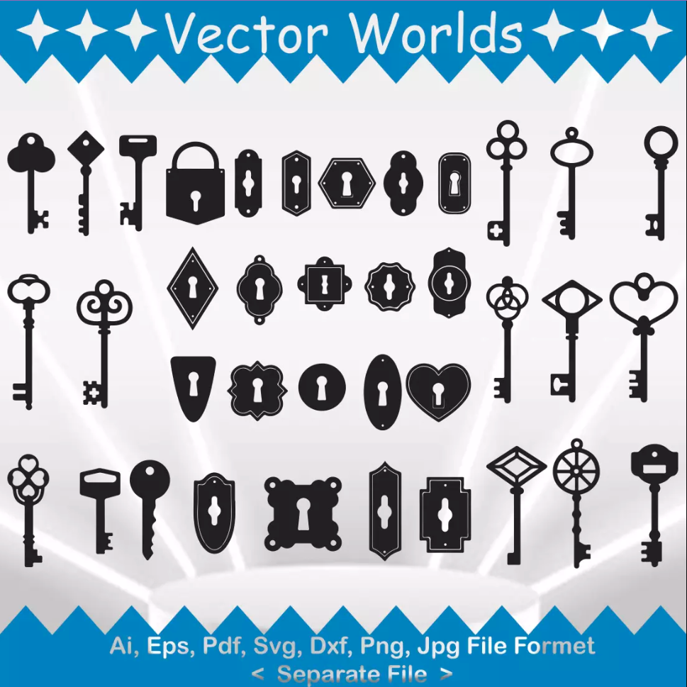 Door Handing Lock And Key svg, Door Handing SVG, Lock, Key, - Inspire ...