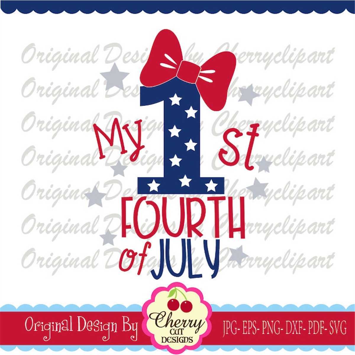 My 1st FOURTH of July SVG DXF Independence Day svg dxf Silho | Inspire ...