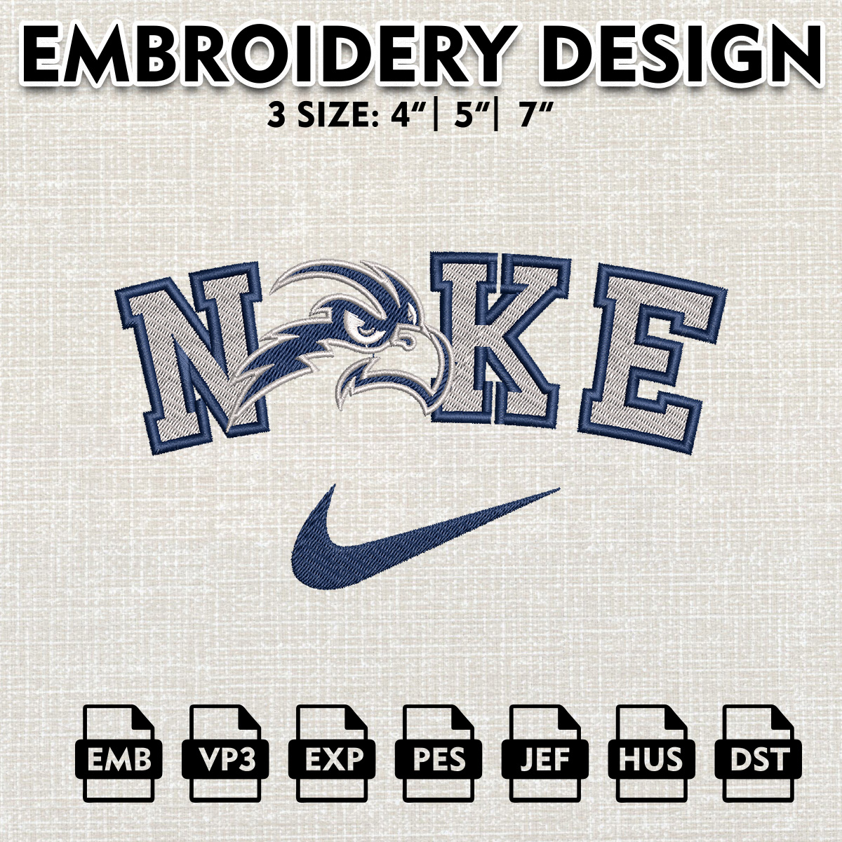 NCAA Logo Embroidery Designs, Nike North Florida Ospreys Emb | Inspire ...