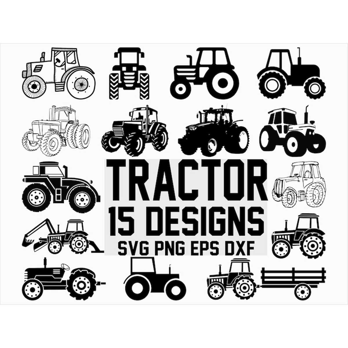 Tractor svg/ farming svg/ construction svg/ vehicle/ farm sv | Inspire ...