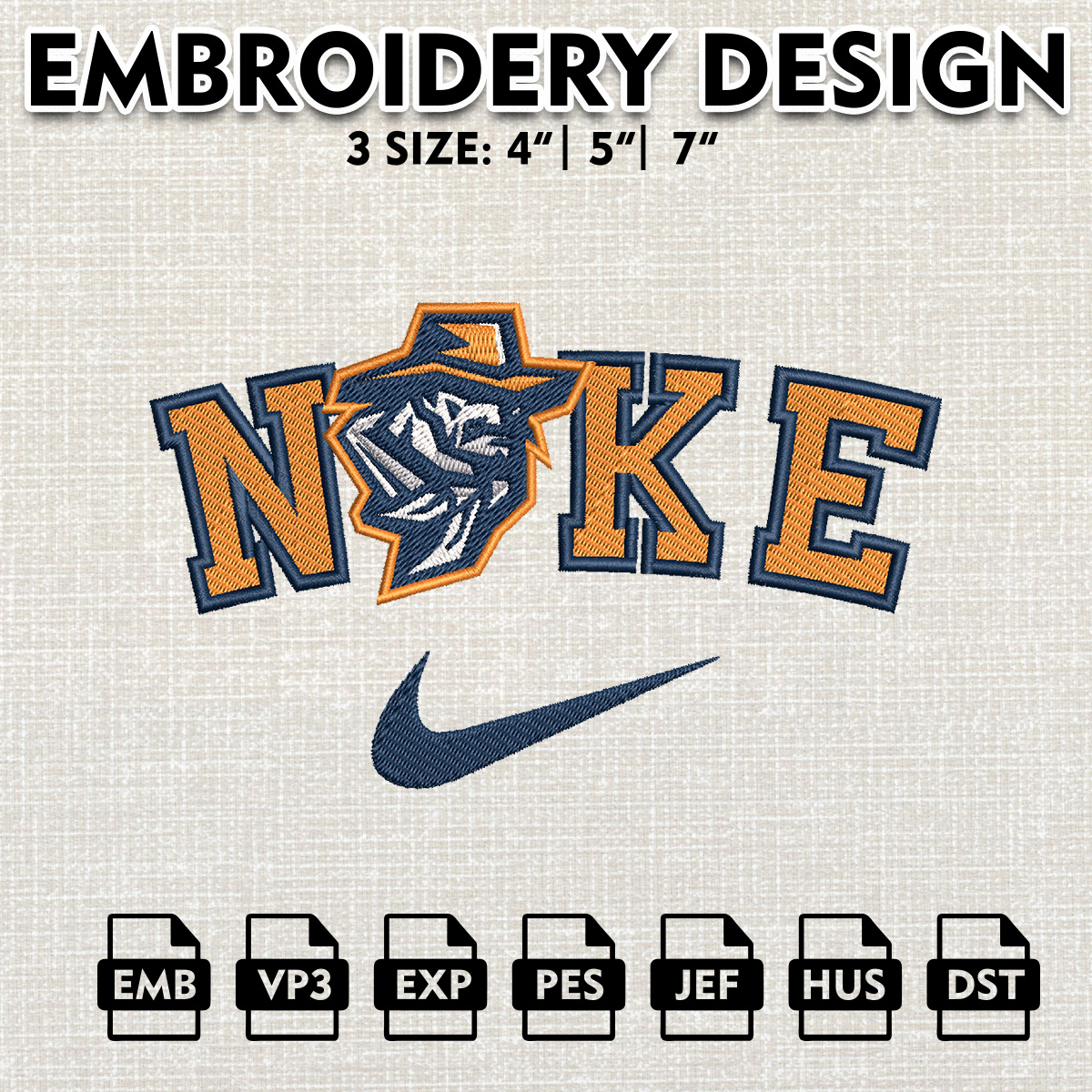 NCAA Logo Embroidery Designs, Nike UTEP Miners Embroidery Fi | Inspire ...