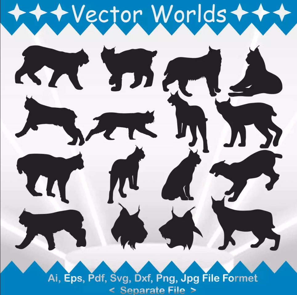 Lynx cat svg, Lynx cats svg, Lynx, cat, SVG, ai, pdf, eps, s | Inspire ...