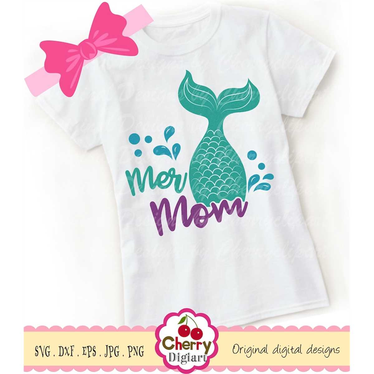 Mermaid tail SVG Dxf ,Mermaid Mom SVG,Mermaid svg Silhouette - Inspire ...