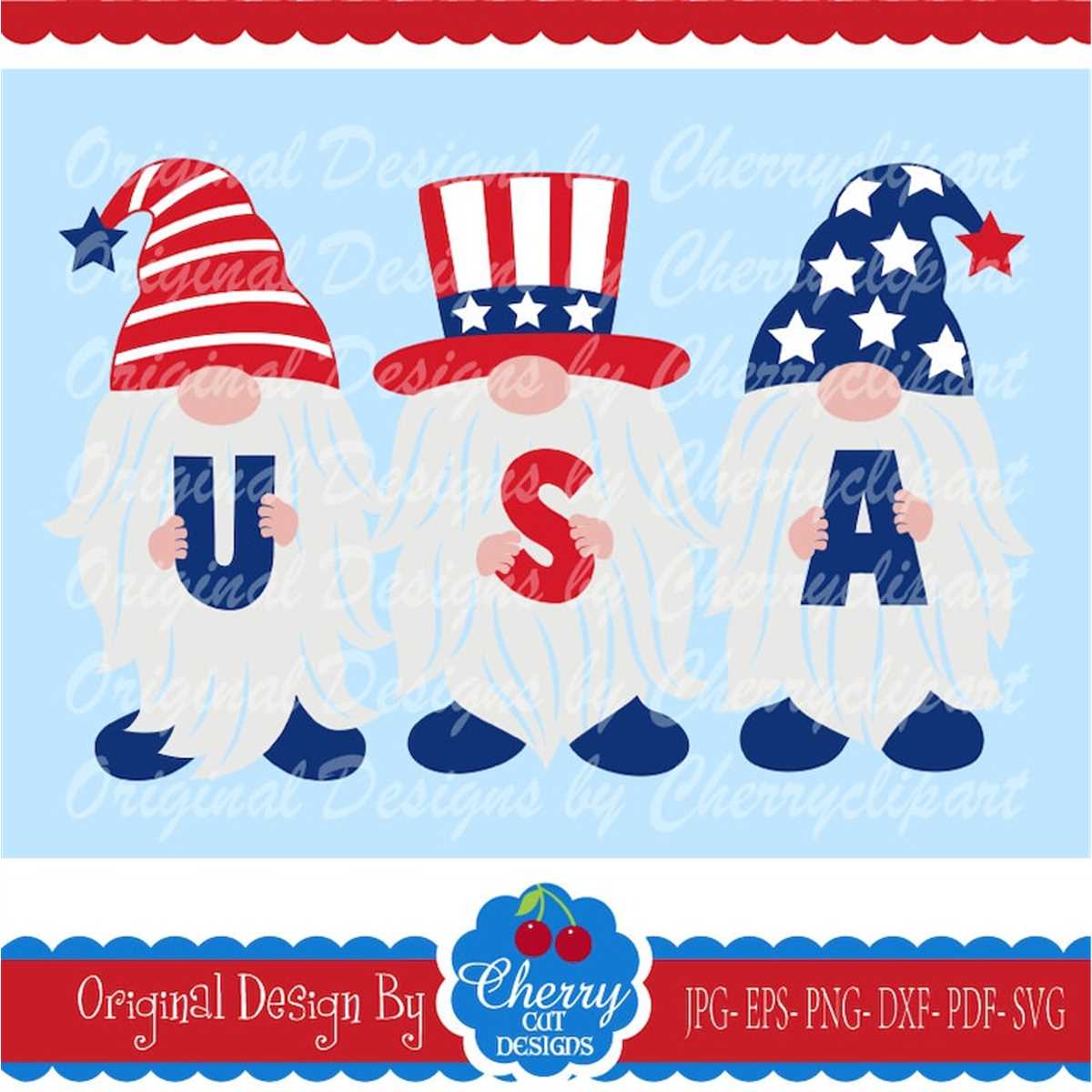 4th of July Patriotic gnomes svg, USA Trio gnomes, Independe | Inspire ...