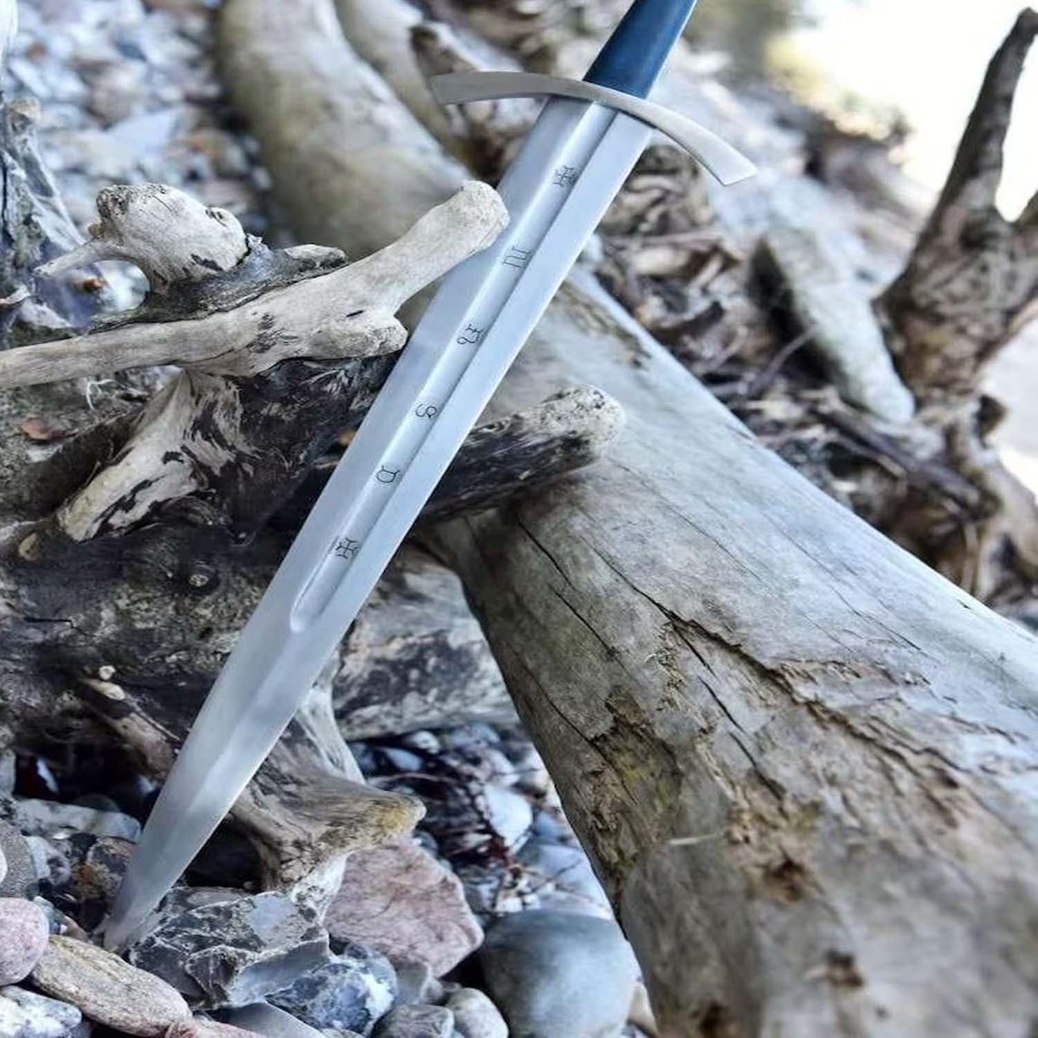 Hand Forged Damascus Steel Viking Sword Sharp / Battle Ready | Inspire ...