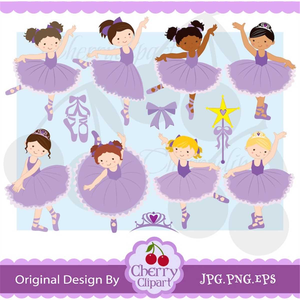 Little Ballerina Clipart