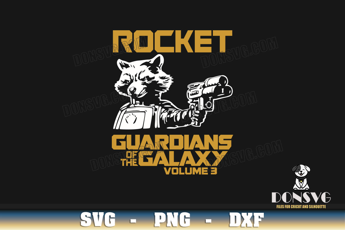 Rocket Guardians of the Galaxy Vol 3 SVG Cut Files for Cricu | Inspire ...
