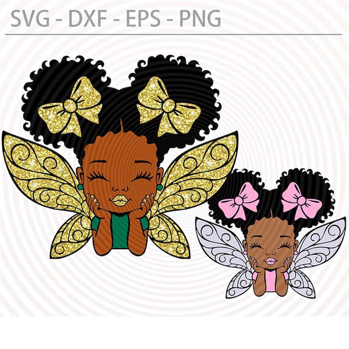 Peekaboo girl afro fairy princess svg, cute little African A | Inspire ...