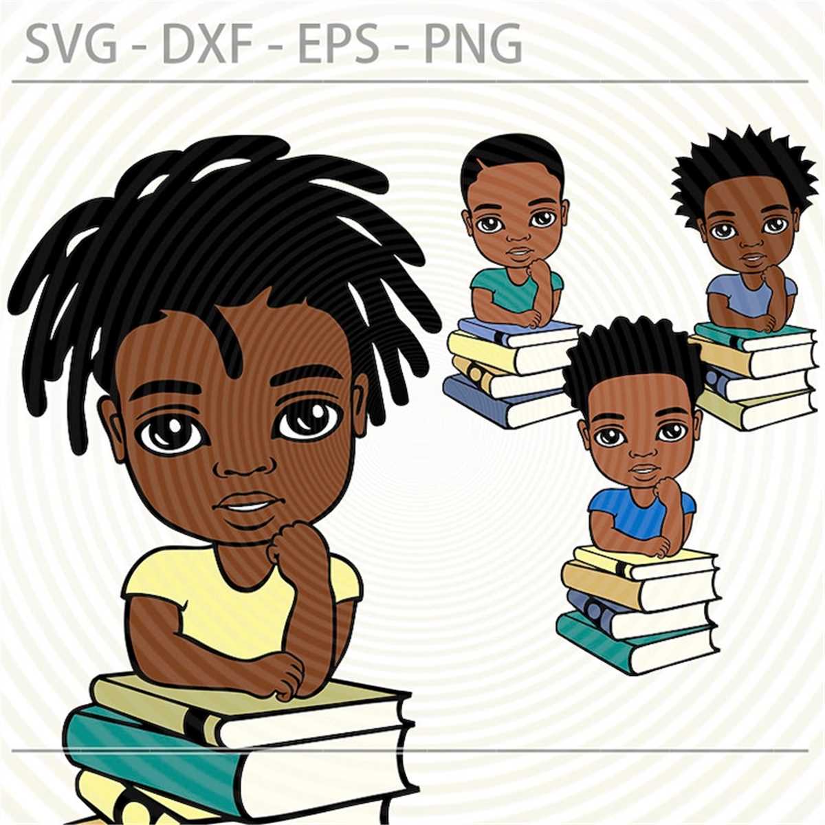 Peekaboo boy bundle, Back To School svg afro boy svg, cute b - Inspire ...